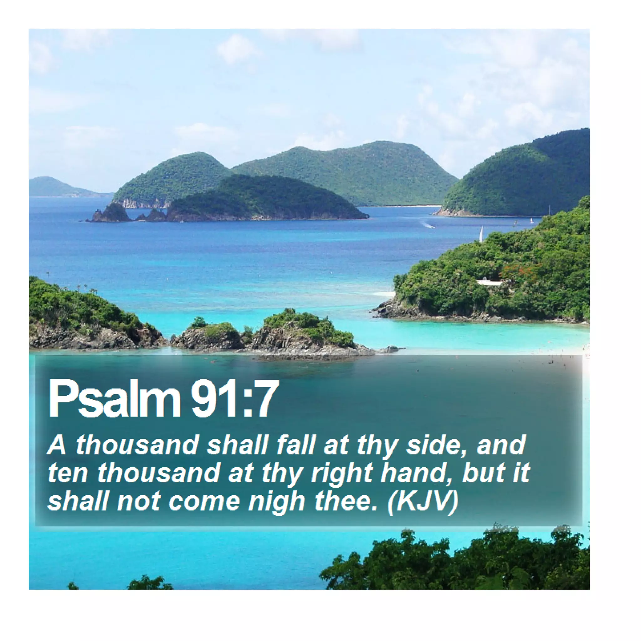 Psalm 91:7 - Daily Bible Verse | PDF