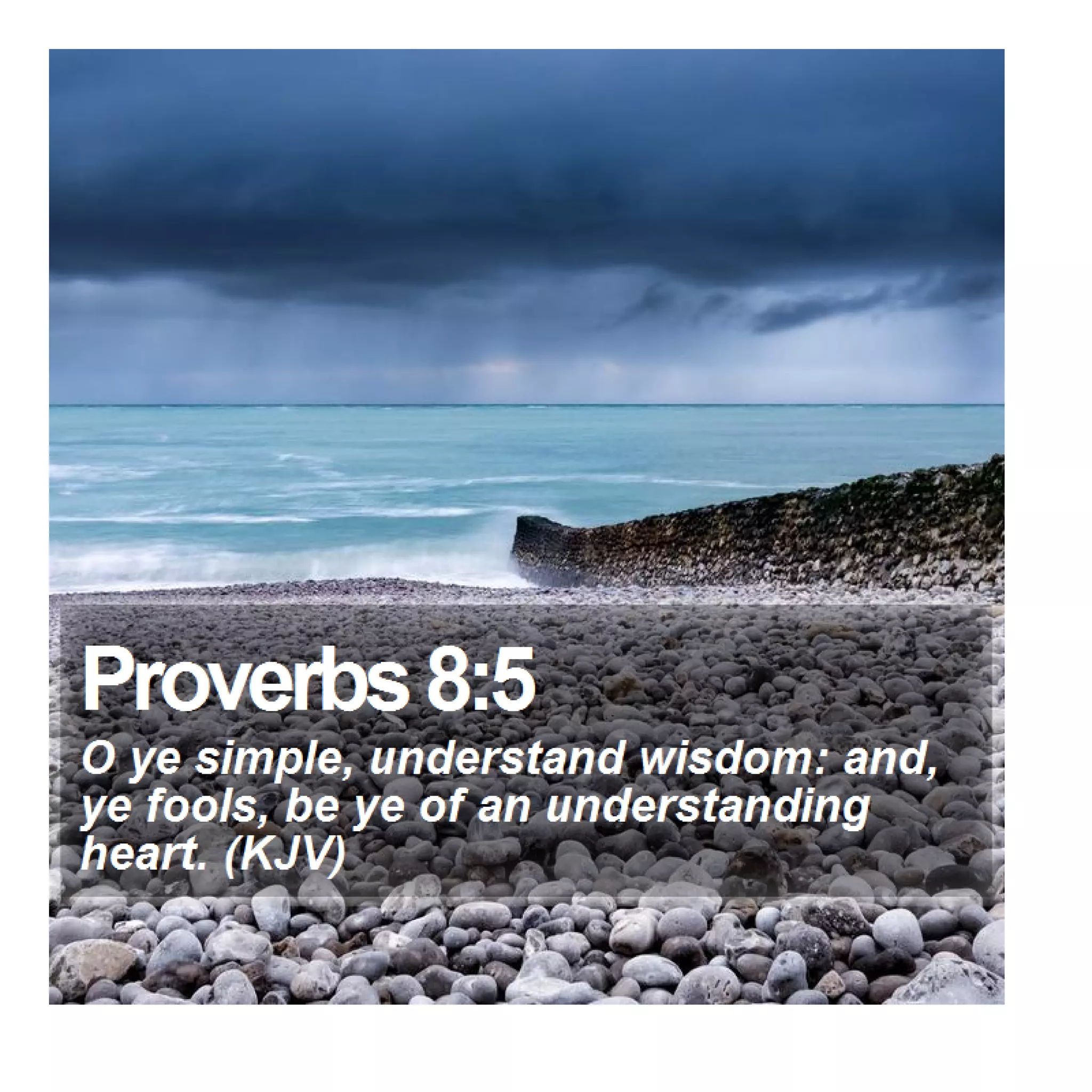 Proverbs 8:5 - Daily Bible Verse | PDF