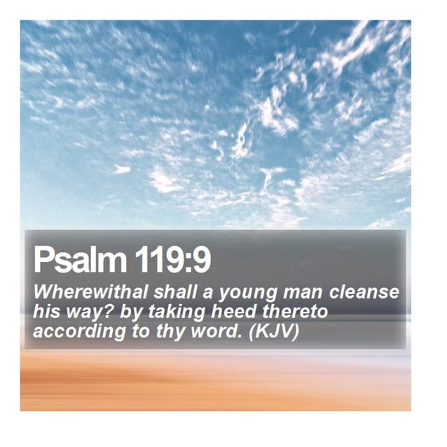 Psalm 119:9 - Daily Bible Verse | PDF