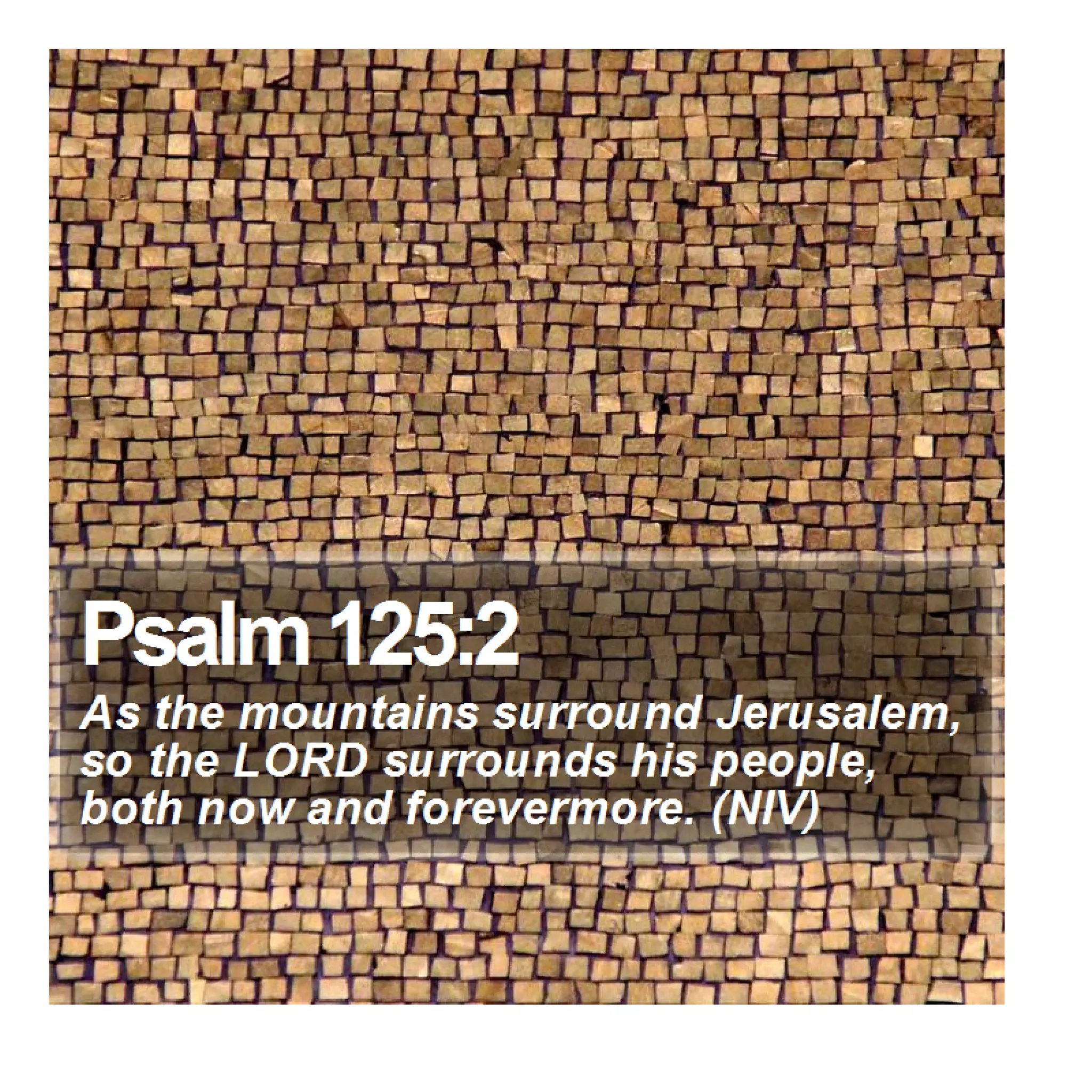 Psalm 125:2 - Daily Bible Verse | PDF