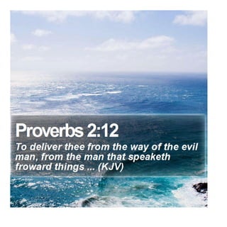 Proverbs 2:12 - Daily Bible Verse | PDF