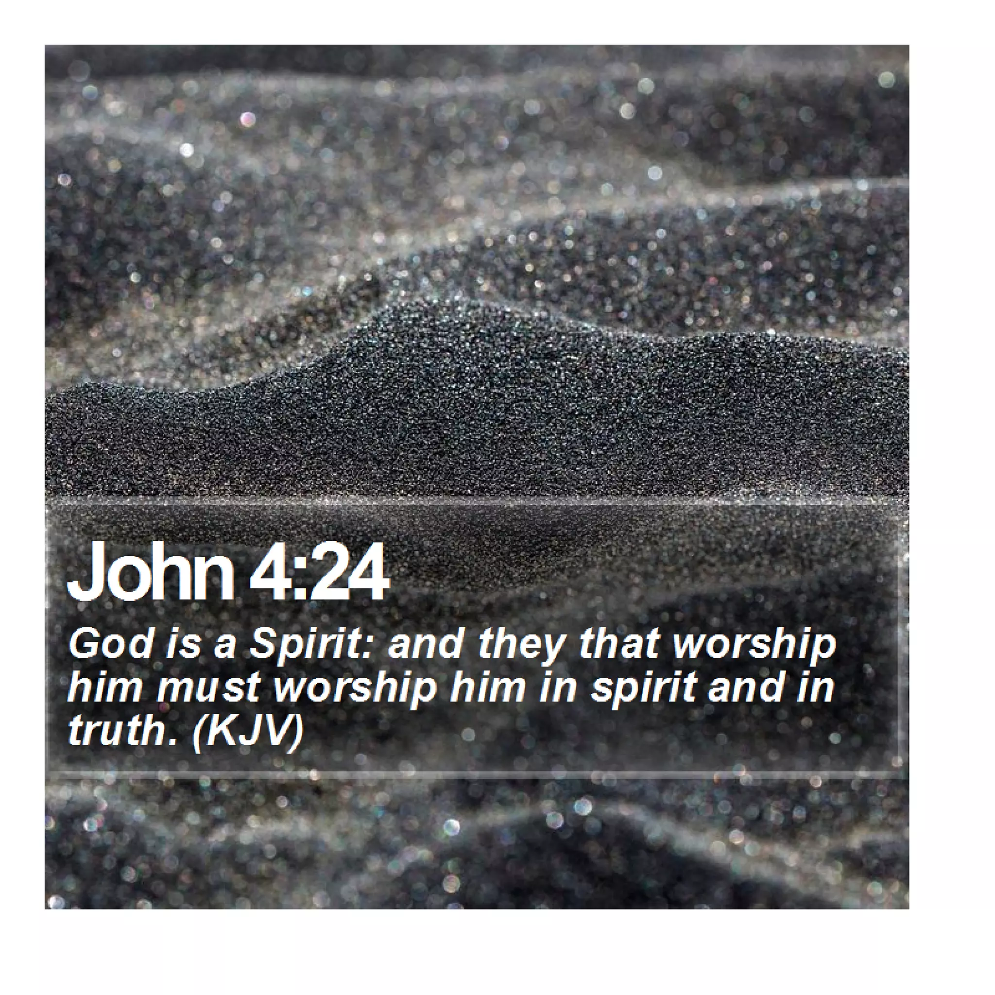 John 4:24 - Daily Bible Verse | PDF