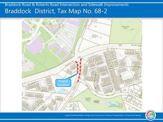 Braddock Rd. and Roberts Rd. Intersection and Sidewalk Improvements | PPT