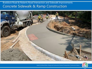 Braddock Rd. and Roberts Rd. Intersection and Sidewalk Improvements | PPT