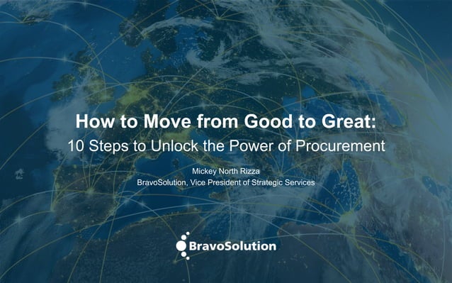 BravoSolution - 10 Steps to Unlock the Power of Procurement | PPT