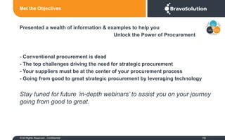 BravoSolution - 10 Steps to Unlock the Power of Procurement | PPT