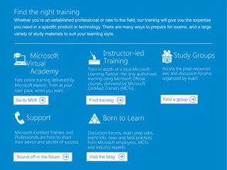Discover your Microsoft Learning certification pathway | PDF