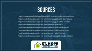 Common Cheerleading Injuries And How to Prevent Them | PDF