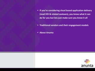 Choosing a Desktop Virtualization (VDI) Partner | PPT