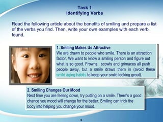 Slide share class on the verb and its classification | PPT