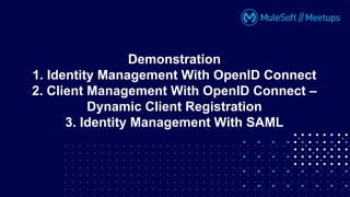 Identity and Client Management using OpenID Connect and SAML | PPTX | Internet | Computing