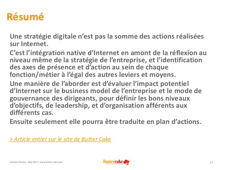 Comment construire une stratégie digitale - Butter Cake