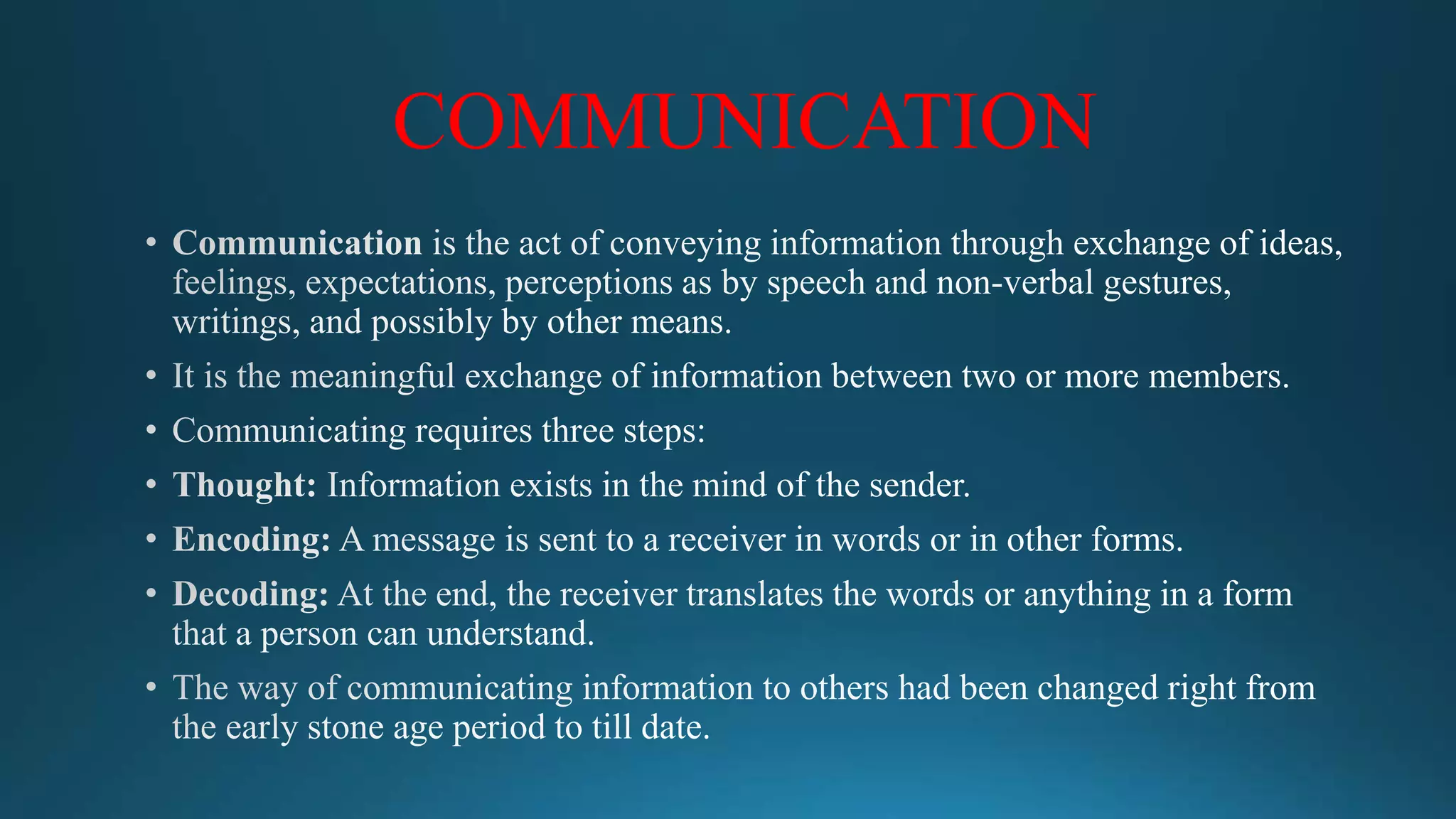 evolution of communication | PPTX