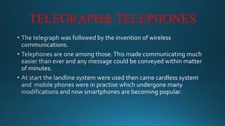 evolution of communication | PPTX
