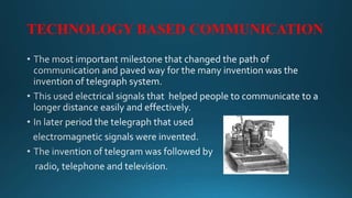 evolution of communication | PPTX