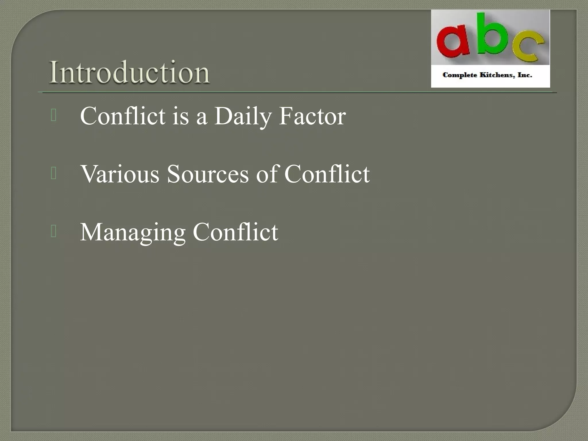 New Manager Conflict Management Training | PPT