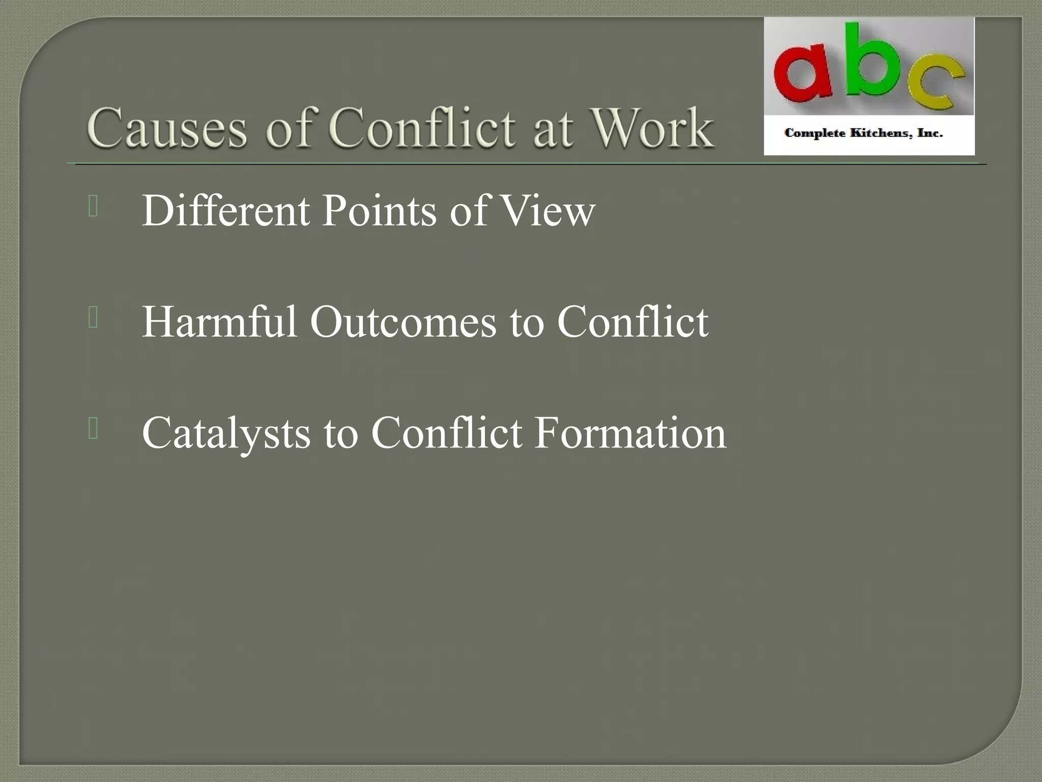 New Manager Conflict Management Training | PPT