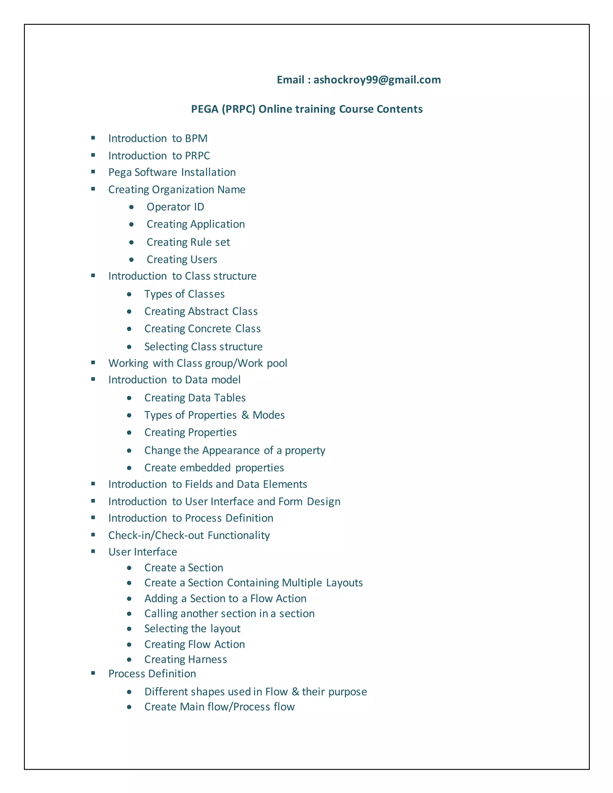 Pega prpc tutorials for beginners | DOCX | Programming Languages | Computing