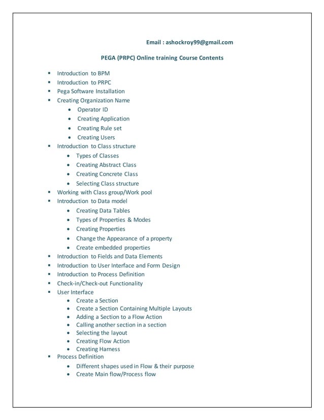 Pega prpc tutorials for beginners | DOCX | Programming Languages | Computing