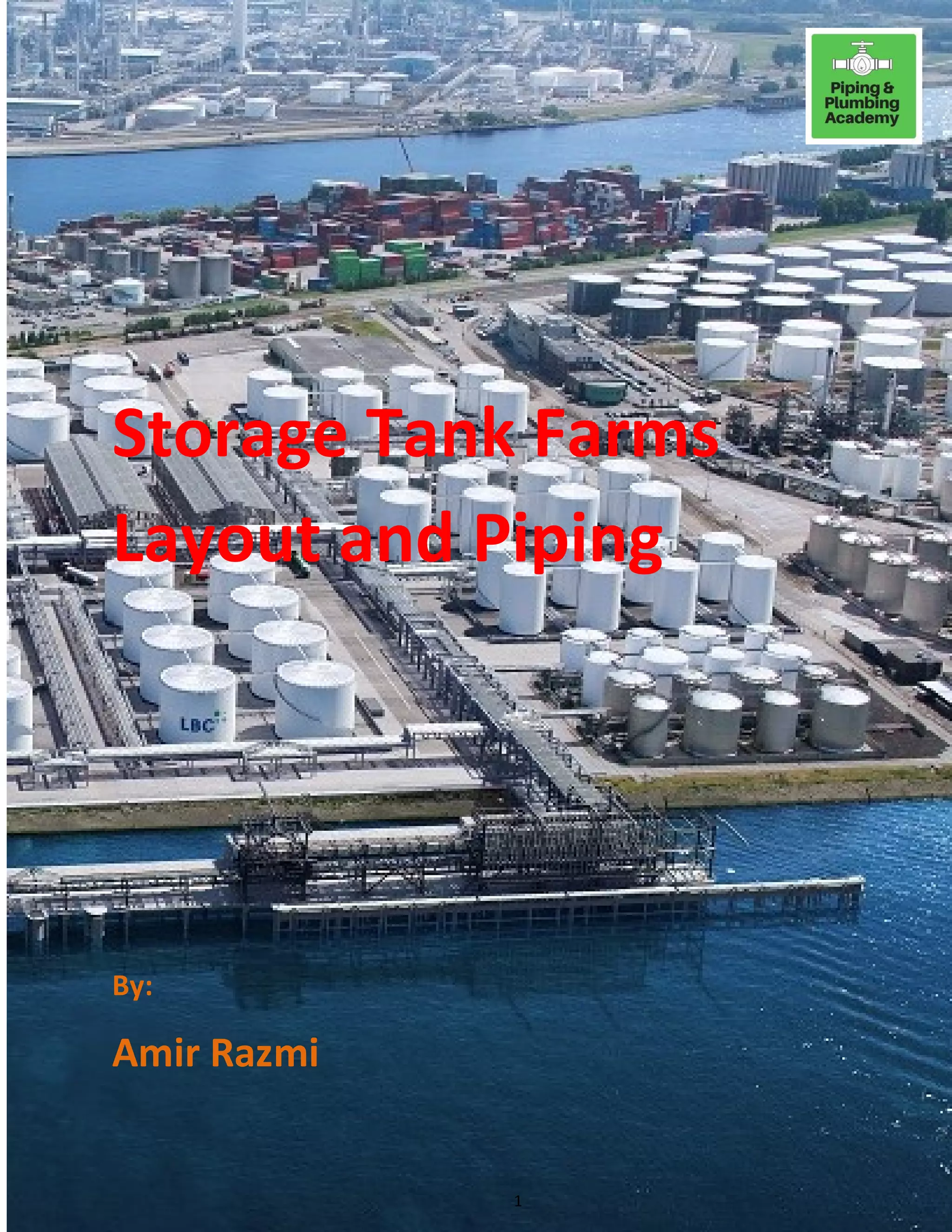 Storage Tank Farms Layout and Piping | PDF