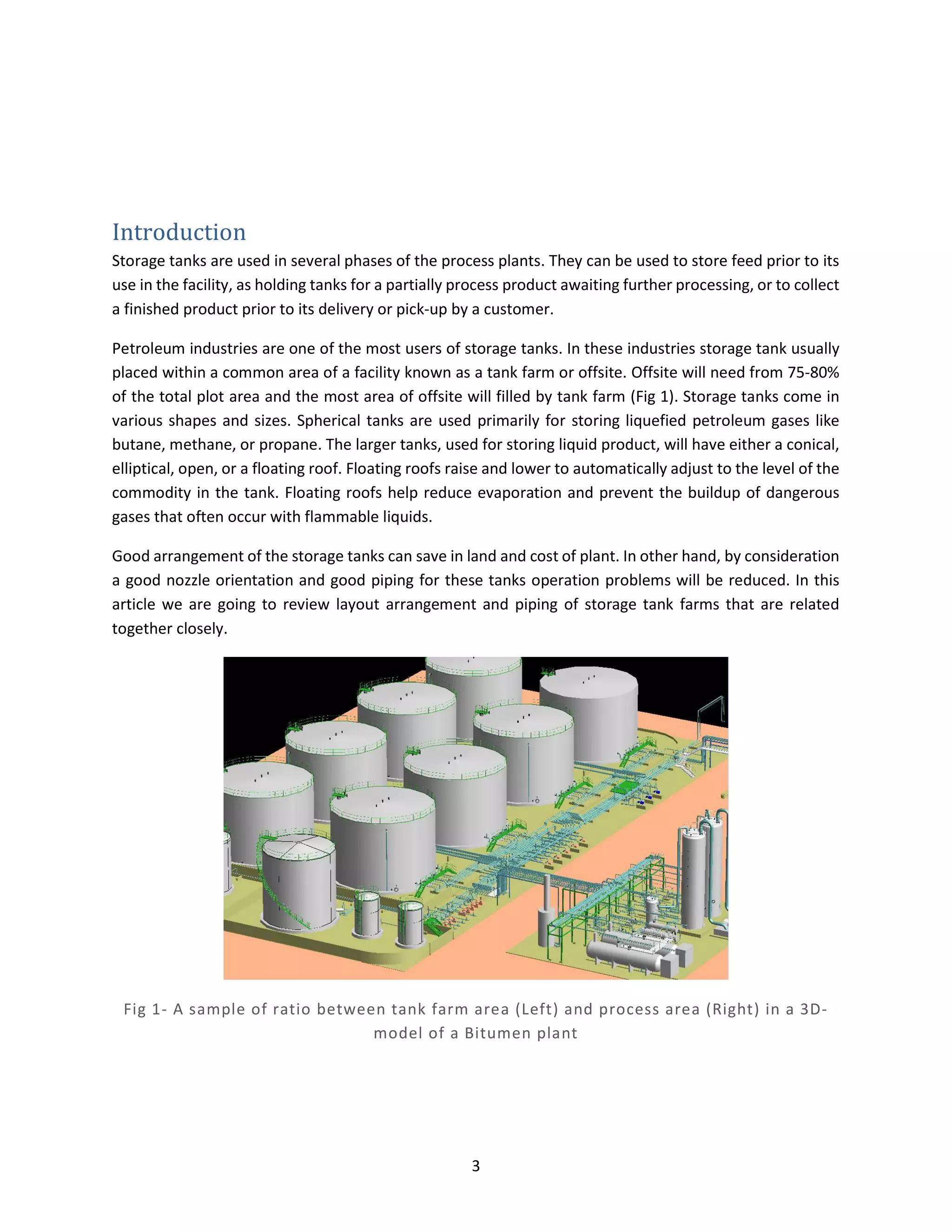 Storage Tank Farms Layout and Piping | PDF