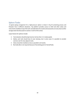 Storage Tank Farms Layout and Piping | PDF