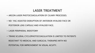 Mailgnant glaucoma simplified | PPT