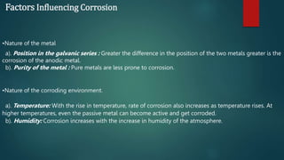 Corrosion and Its Types (Basic Chemistry - B.Tech / B.E. )) | PPTX