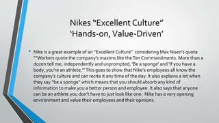 culture within nike | PPTX