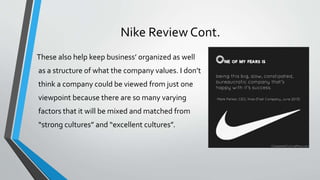 culture within nike | PPTX