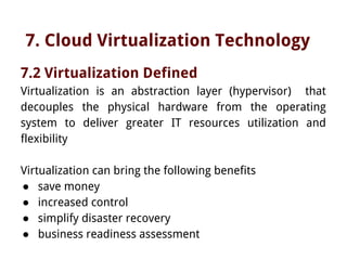 cloud virtualization technology | PDF | Cloud Computing | Internet