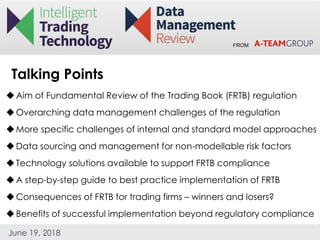 Solving the data management challenges of FRTB | PPT