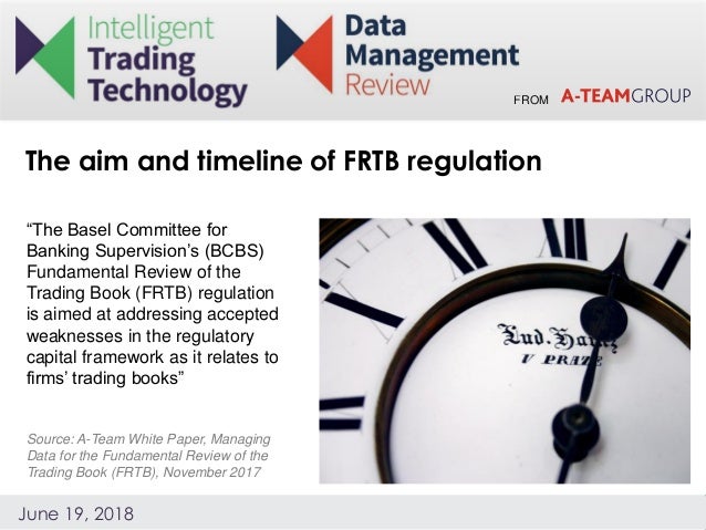 Solving the data management challenges of FRTB