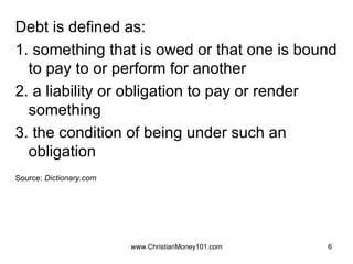 Debt Freedom Seminar | PPT