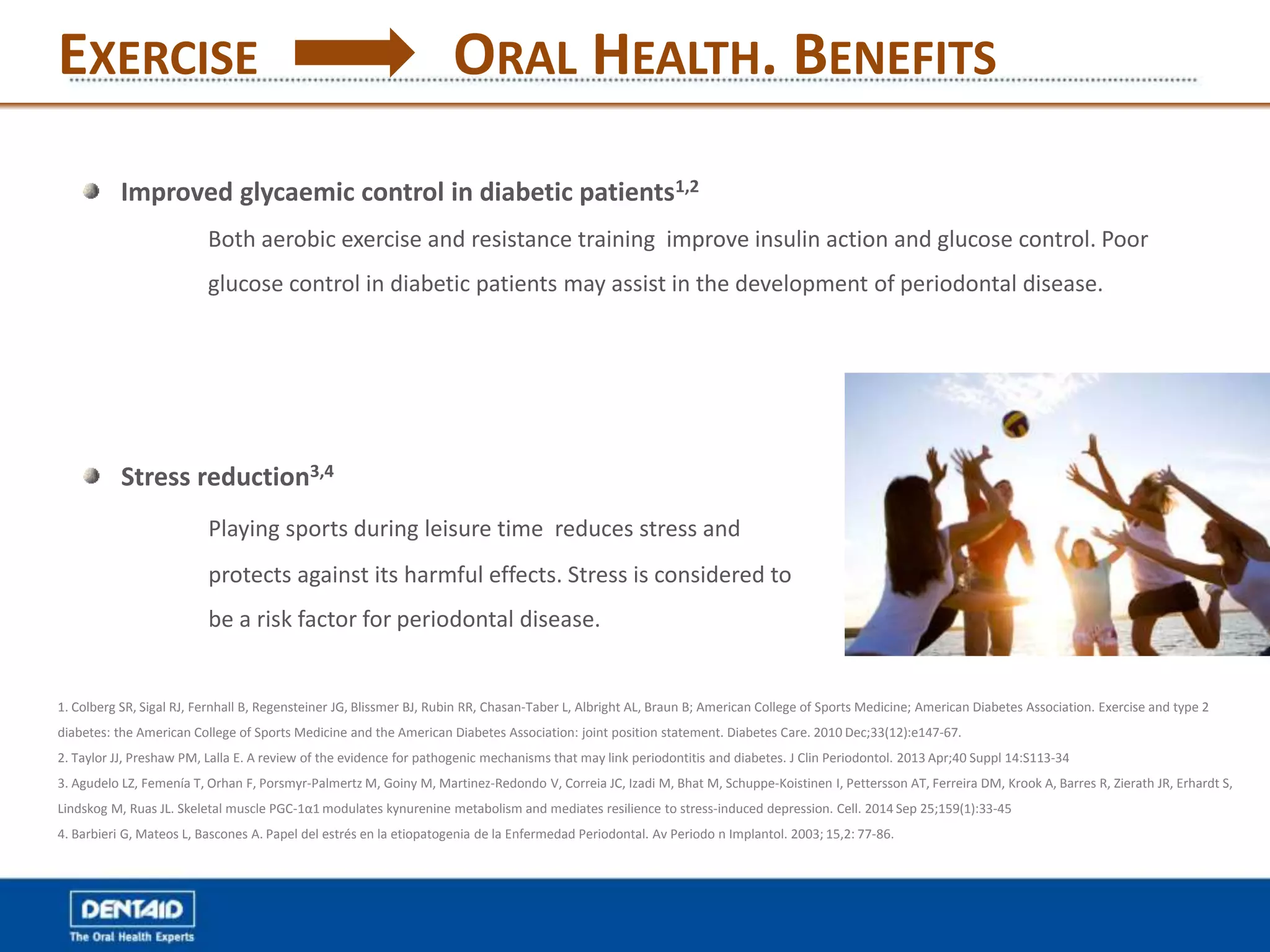 Exercise and oral health | PPTX
