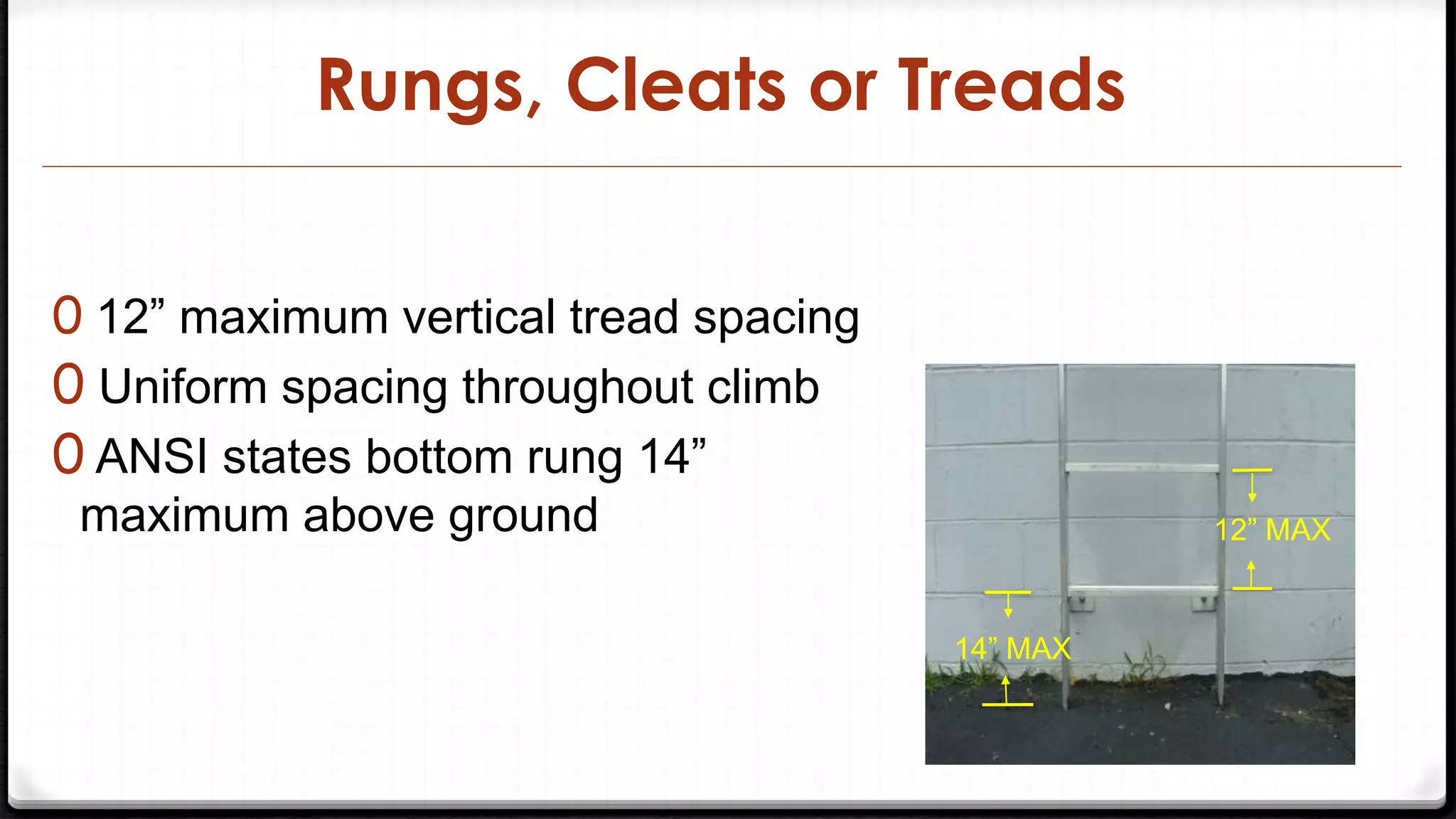 OSHA, ANSI Design Criteria for Access Roof Ladders | PPTX