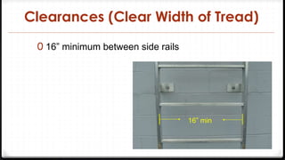 OSHA, ANSI Design Criteria for Access Roof Ladders | PPTX