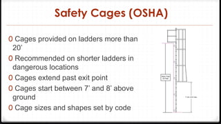 OSHA, ANSI Design Criteria for Access Roof Ladders | PPTX