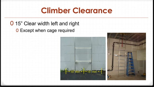 OSHA, ANSI Design Criteria for Access Roof Ladders