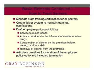 Slideshare Developing A Socially Responsible Alcohol Policy | PPT