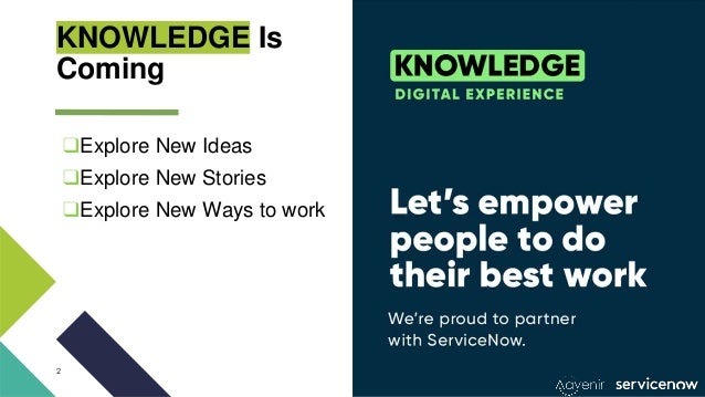 ServiceNow Knowledge 2022 - Digital Experience | PPTX