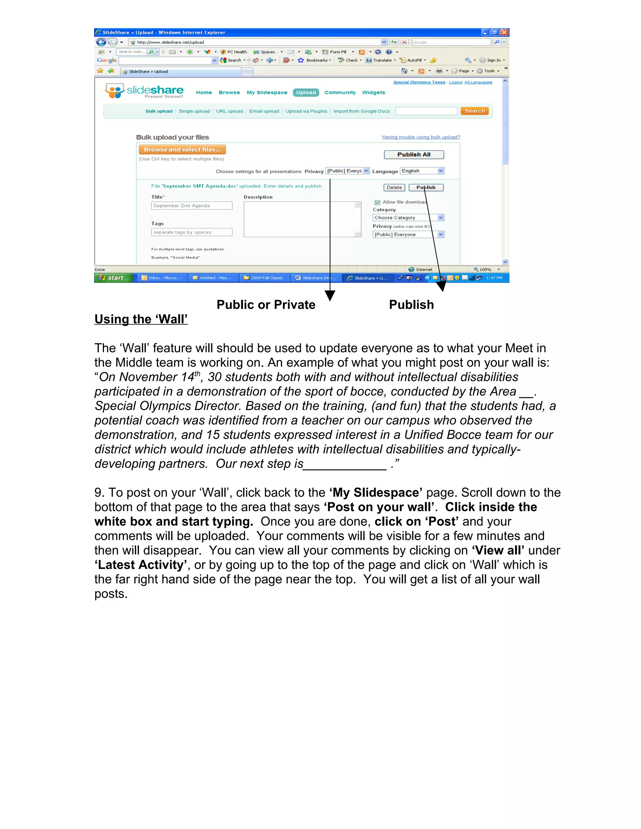 Slideshare Directions2 | DOC