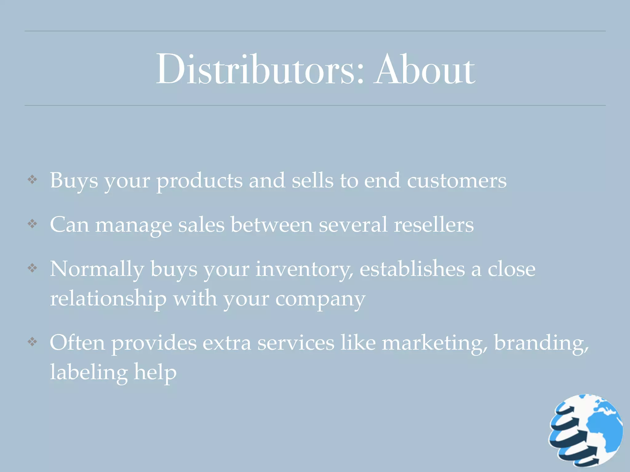 The Differences Between Distributor vs. Resellers | PDF