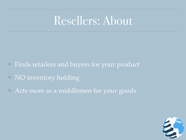 The Differences Between Distributor vs. Resellers | PDF | Sales | Business