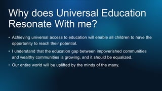 Universal Education | PPTX