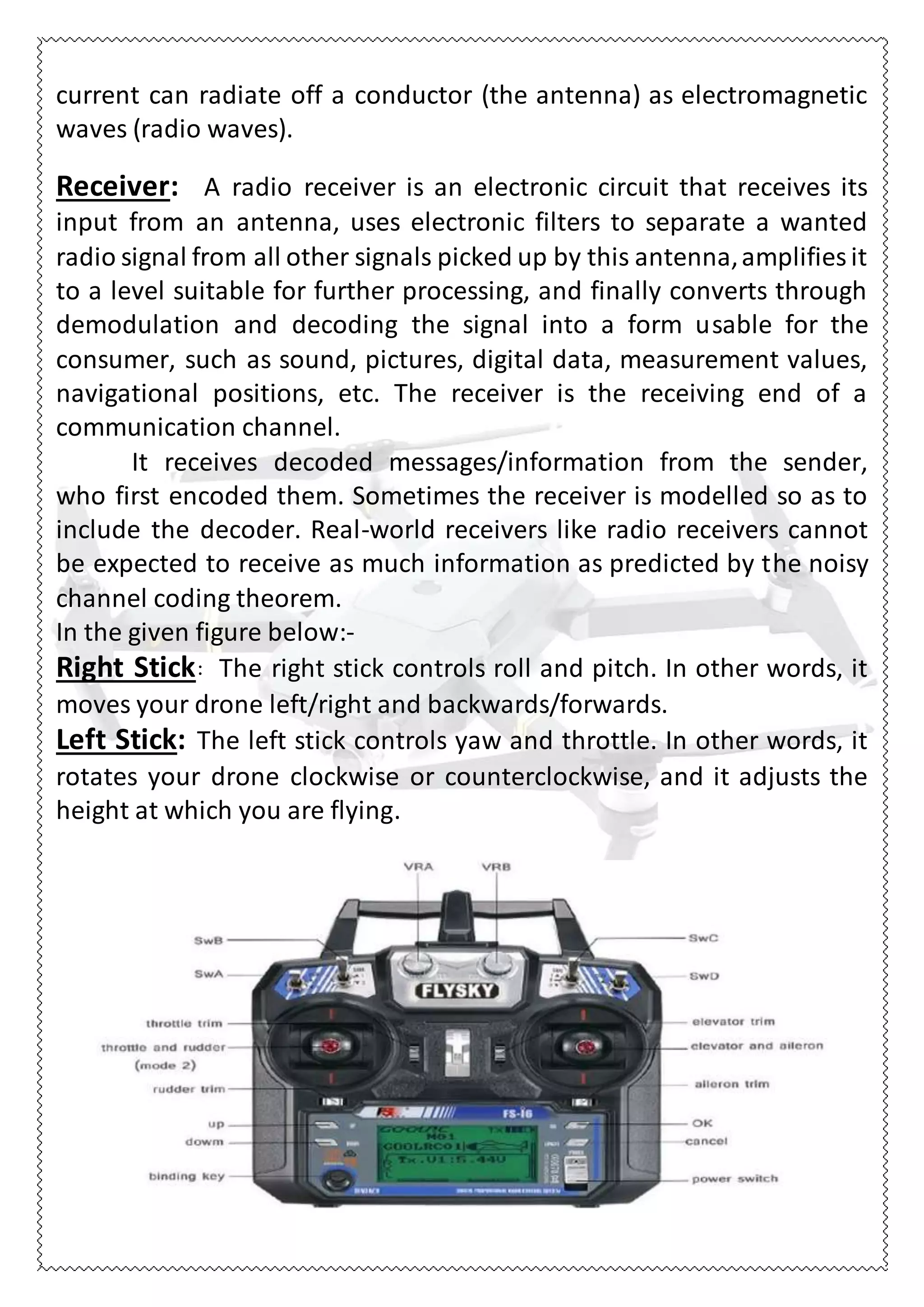 Fabrication of drone | DOCX