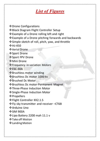 Fabrication of drone | DOCX