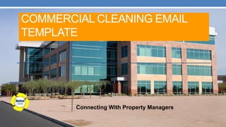 Sample Janitorial Email Marketing Template | PPT