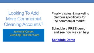 Sample Janitorial Email Marketing Template | PPT