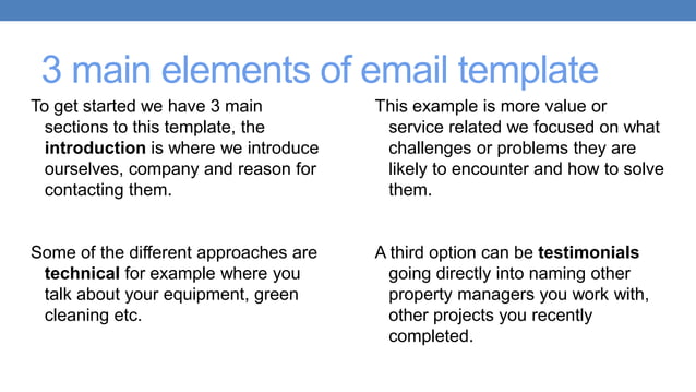 Sample Janitorial Email Marketing Template | PPT
